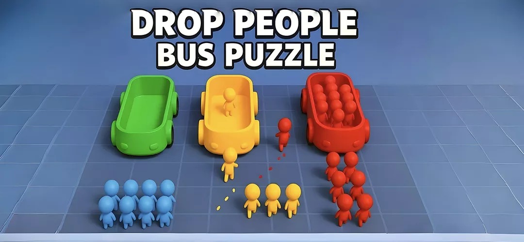 Drop People 3D Bus Puzzle Unity Game Source Code